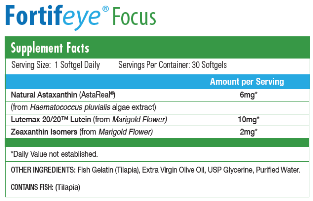 New Improved Advanced Dry Eye Therapy | Fortifeye Vitamins